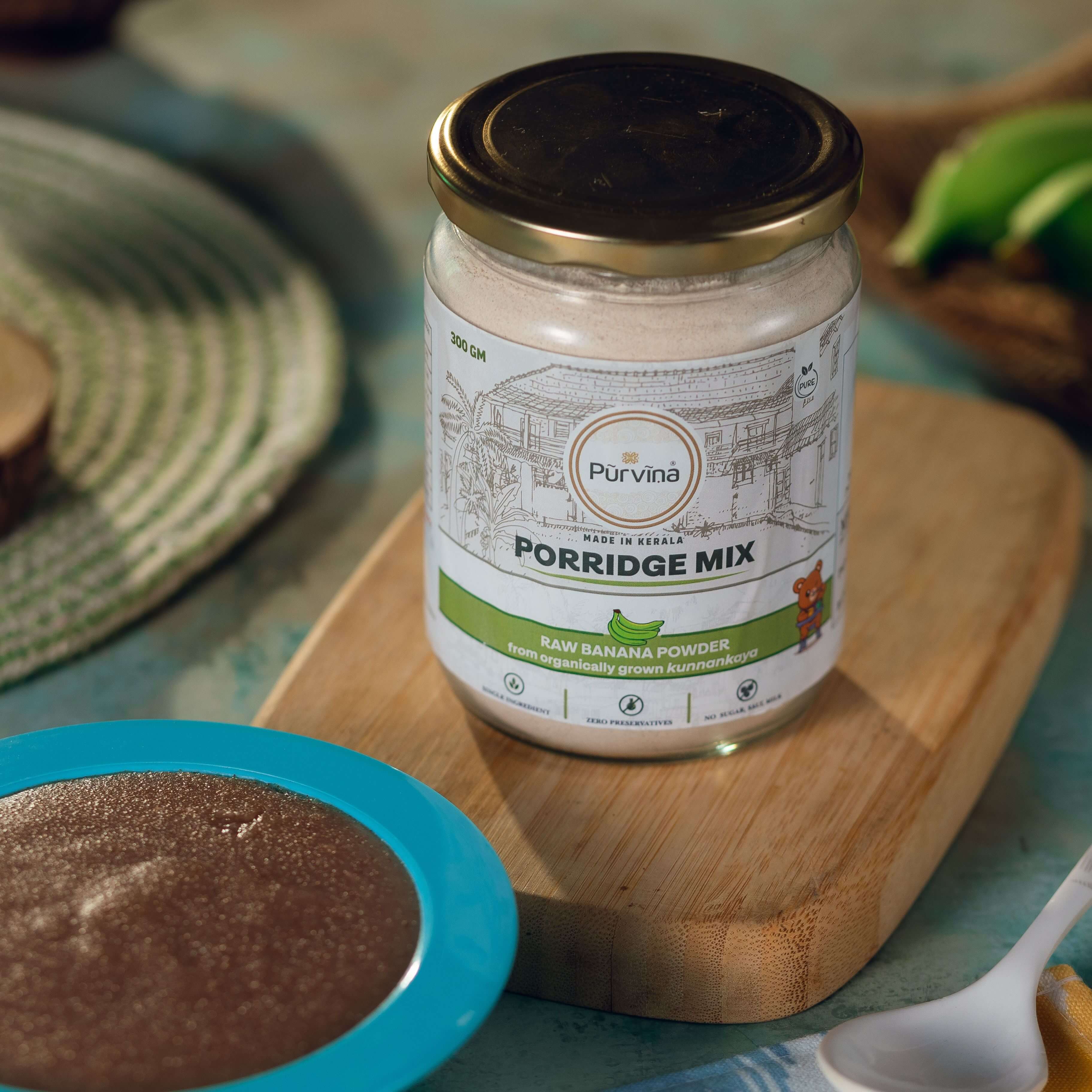 Pūrvīṇa Banana Porridge Mix – Purvina