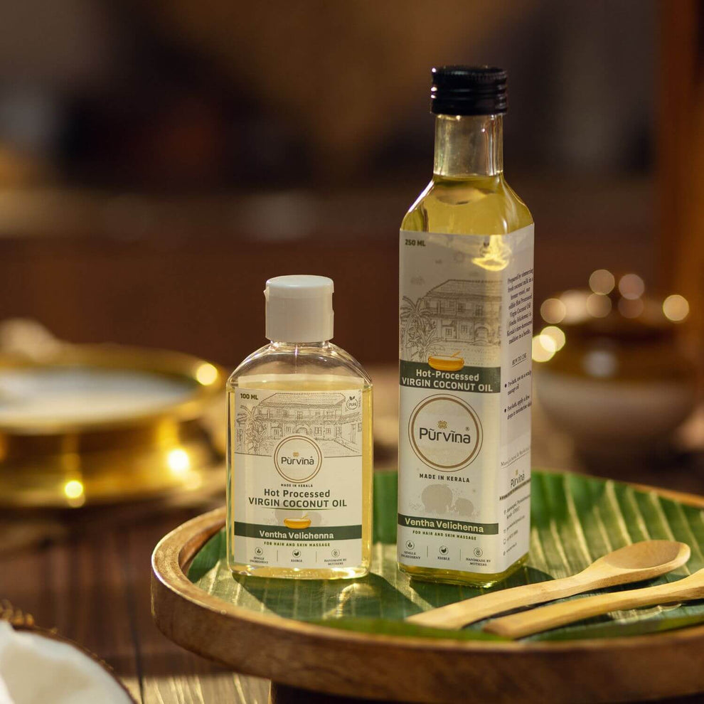 Pūrvīṇa Baby Oil - Pure Handmade Virgin Coconut Oil – Purvina